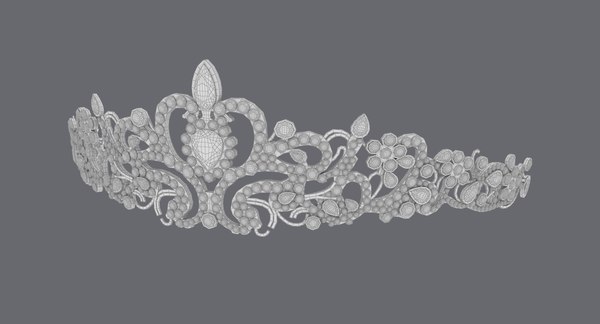 tiara 3d model