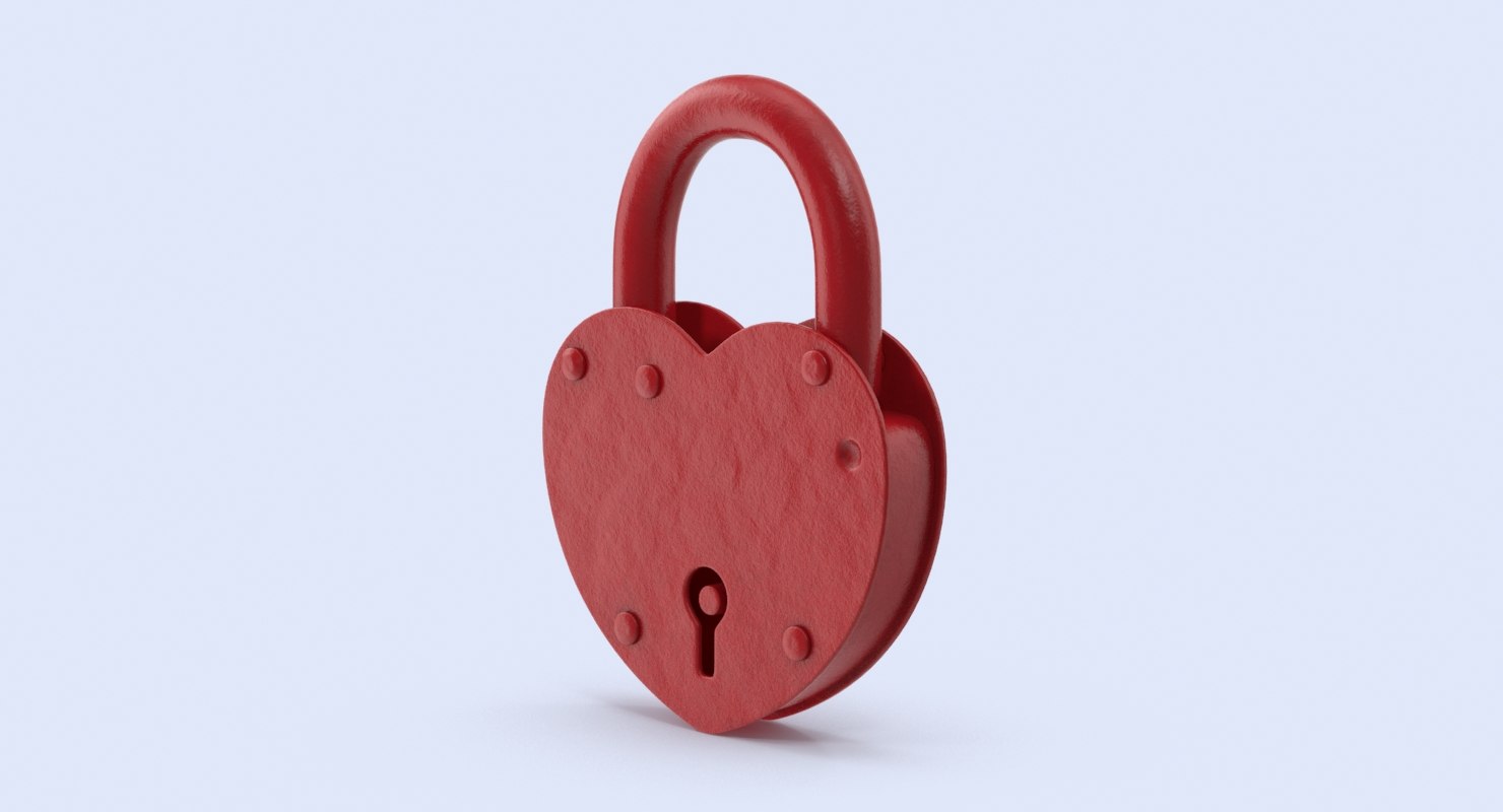 heart shape lock closed max