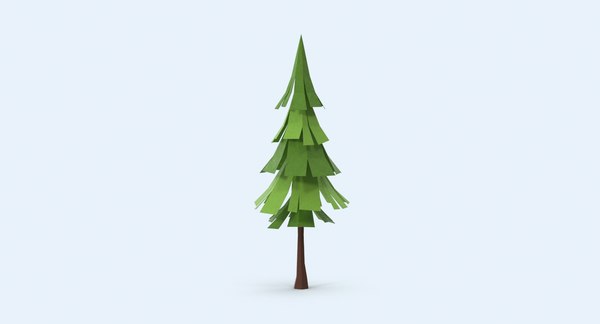 pine tree 01 3d model