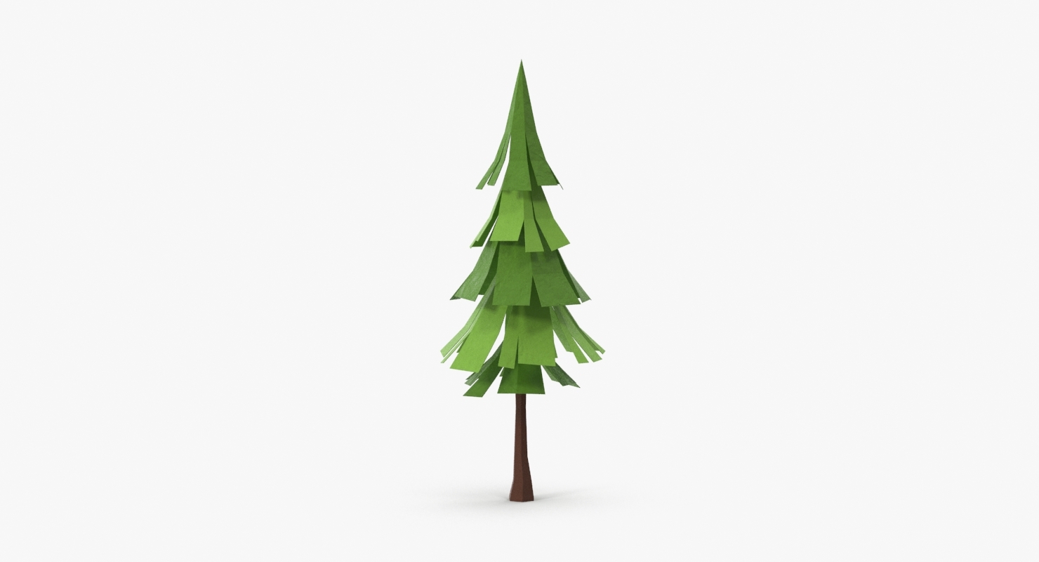 pine tree 01 3d model