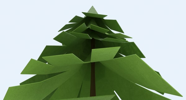 pine tree 01 3d model