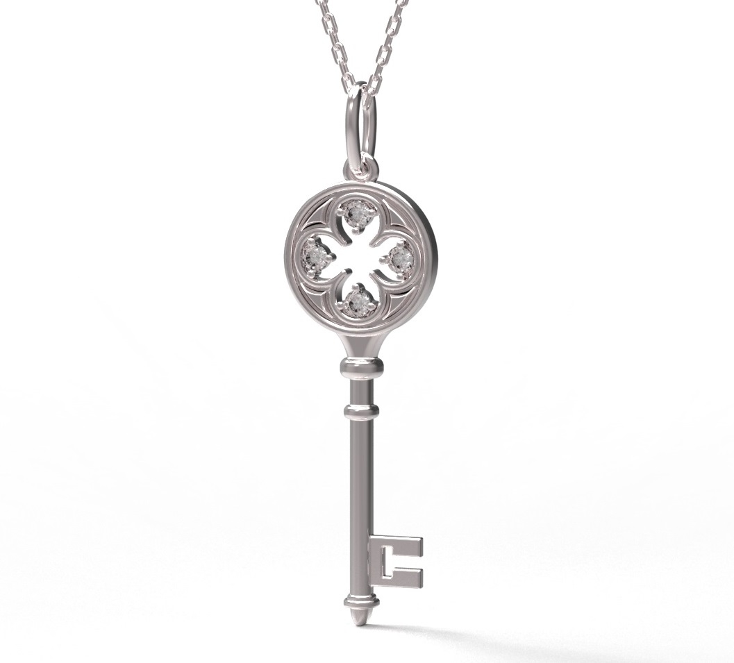 key pendant 3d 3ds