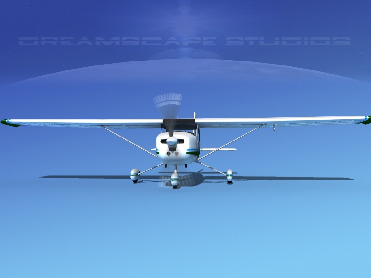 3d model cessna 152 commuter
