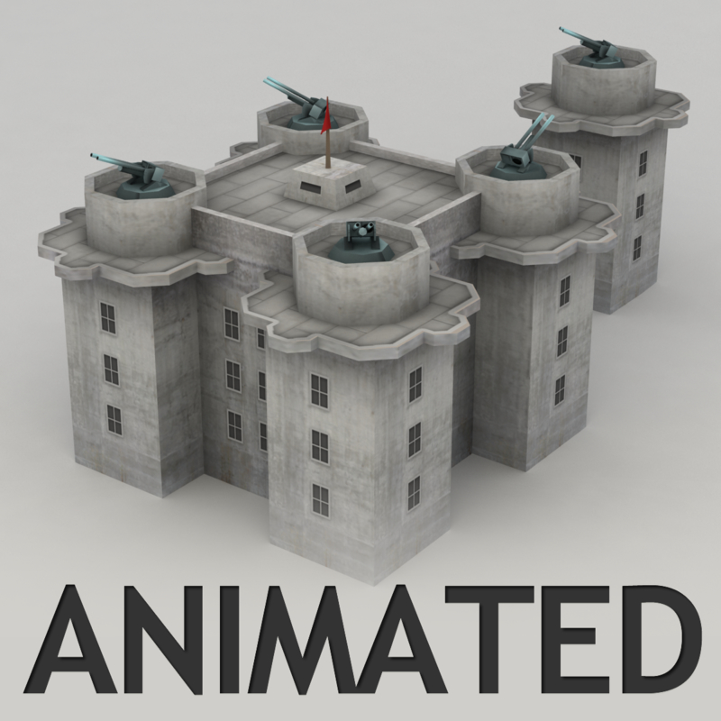3d flak towers