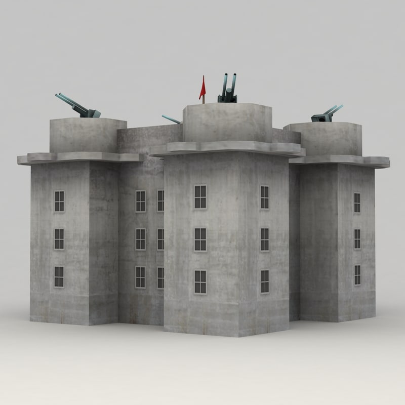 3d flak towers