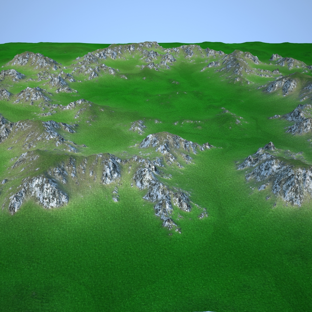 terrain 3d model