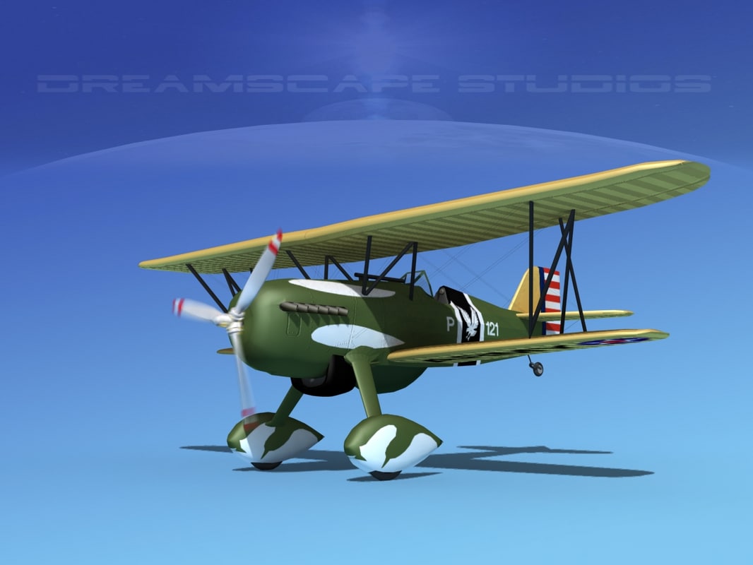 dxf curtiss hawk fighter p-6