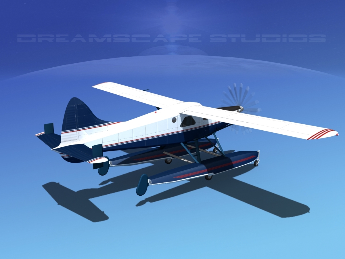 3d dehavilland beaver turboprop