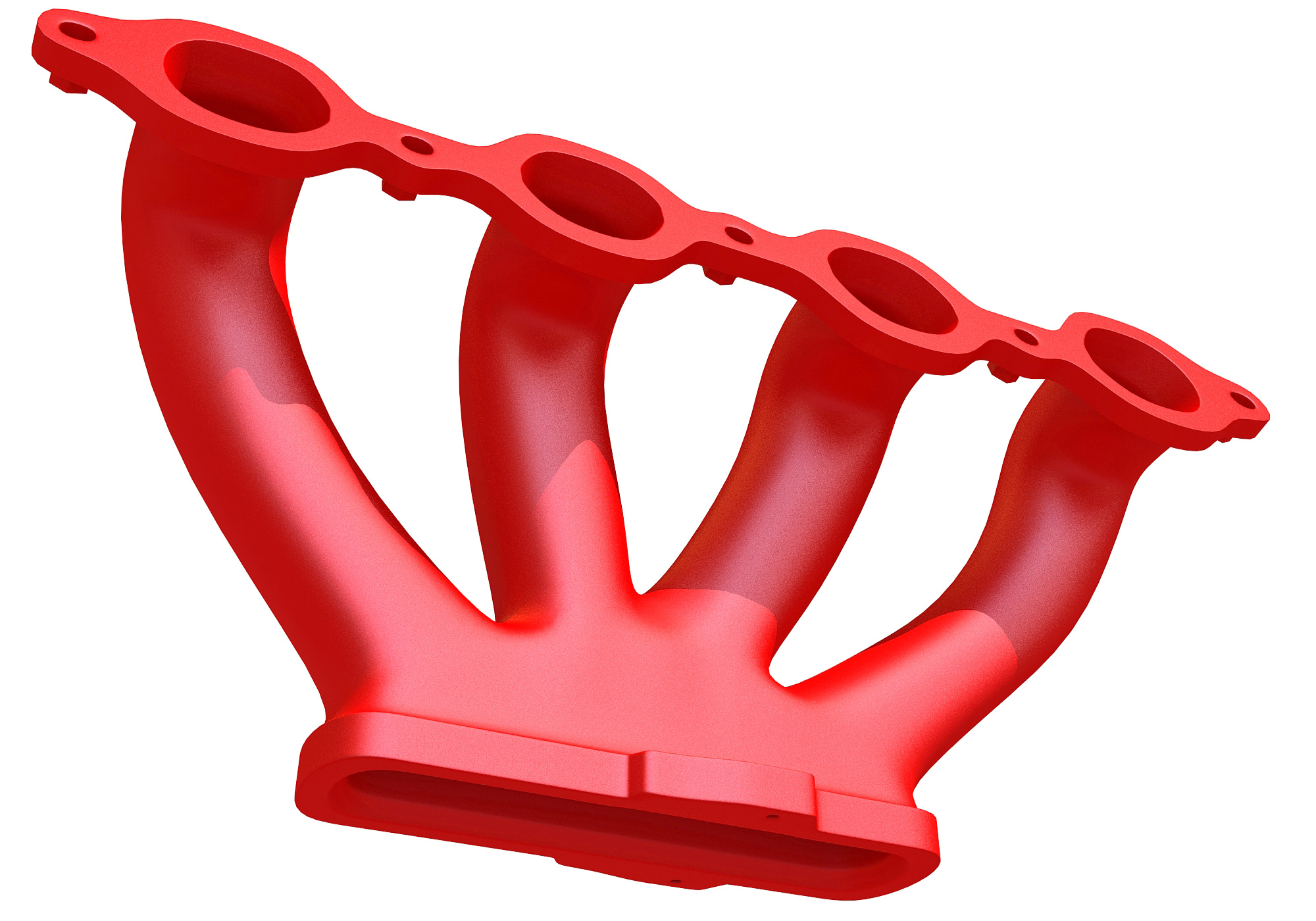 printable exhaust manifolds printing 3d model
