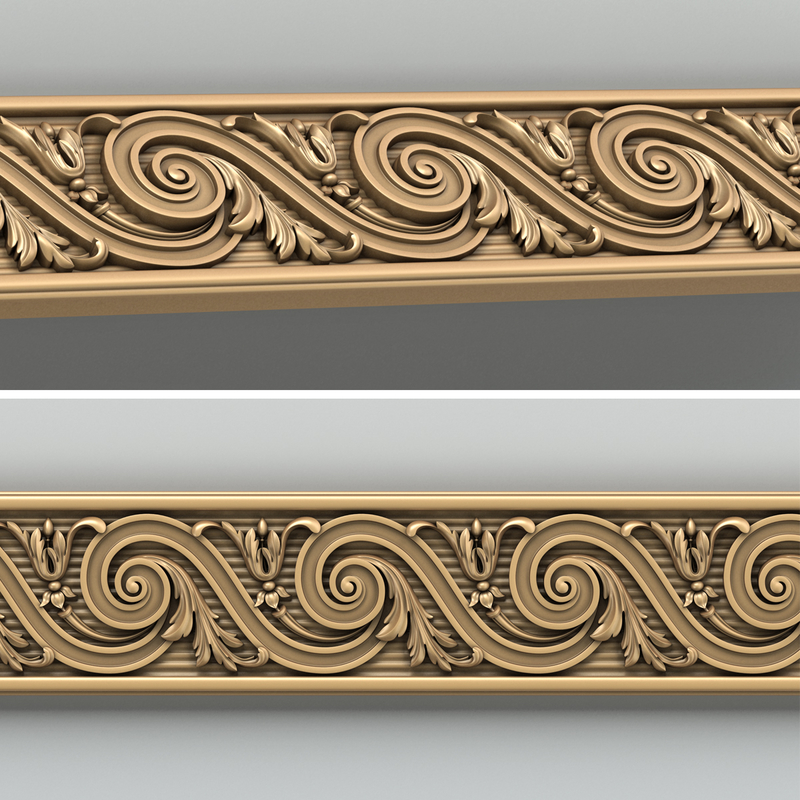 3d decorative moldings 001 model
