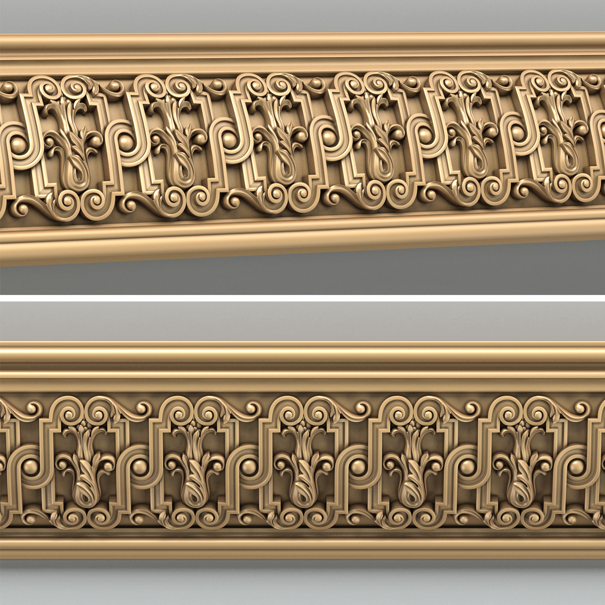 decorative moldings 3d model
