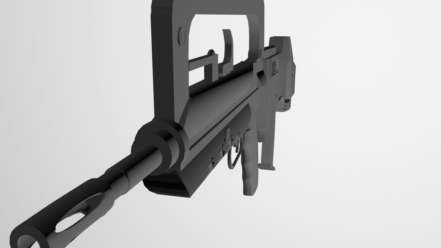 3d famas gun model