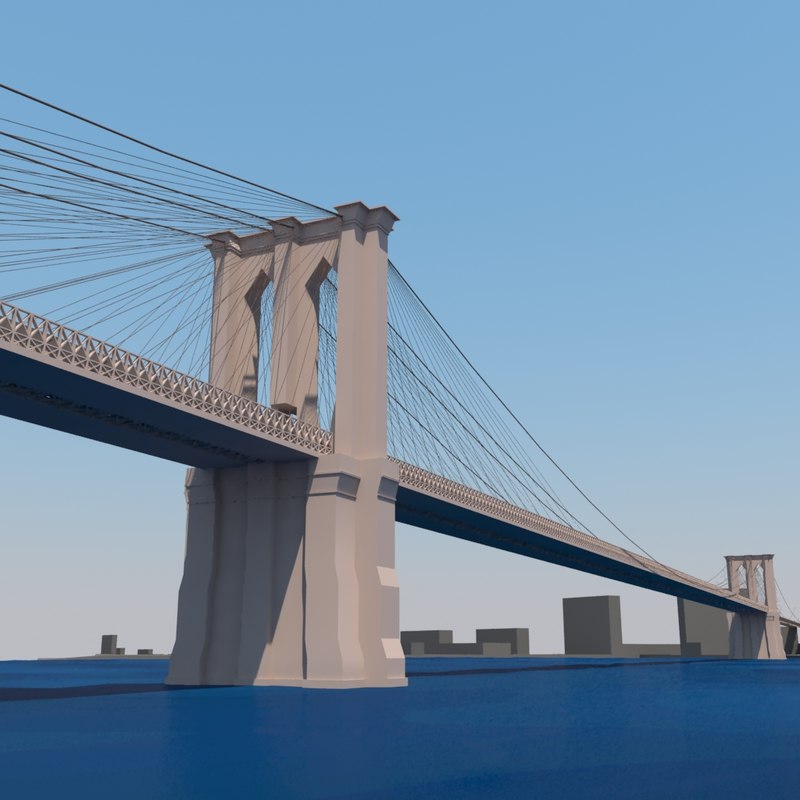 Brooklyn Bridge 3D Models for Download | TurboSquid