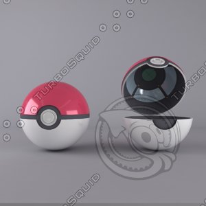 Free 3D Pokeball Models | TurboSquid