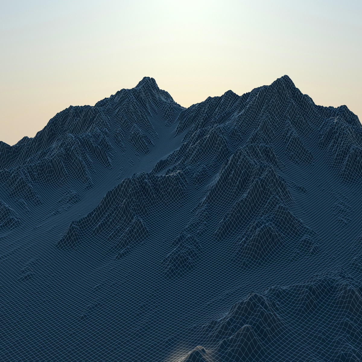 mountain terrain 3d max