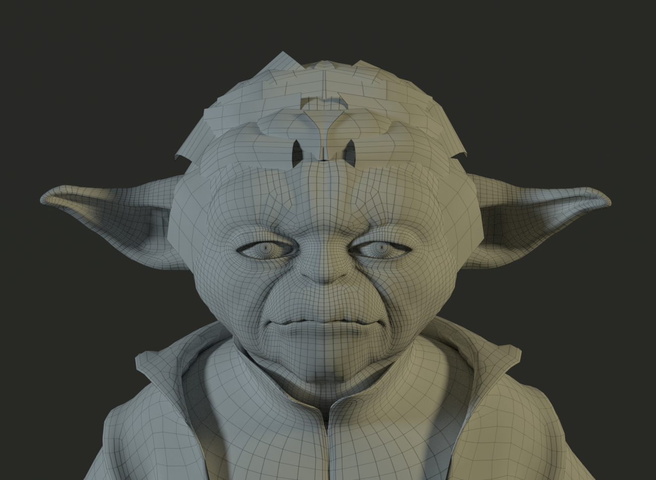 yoda 3d model