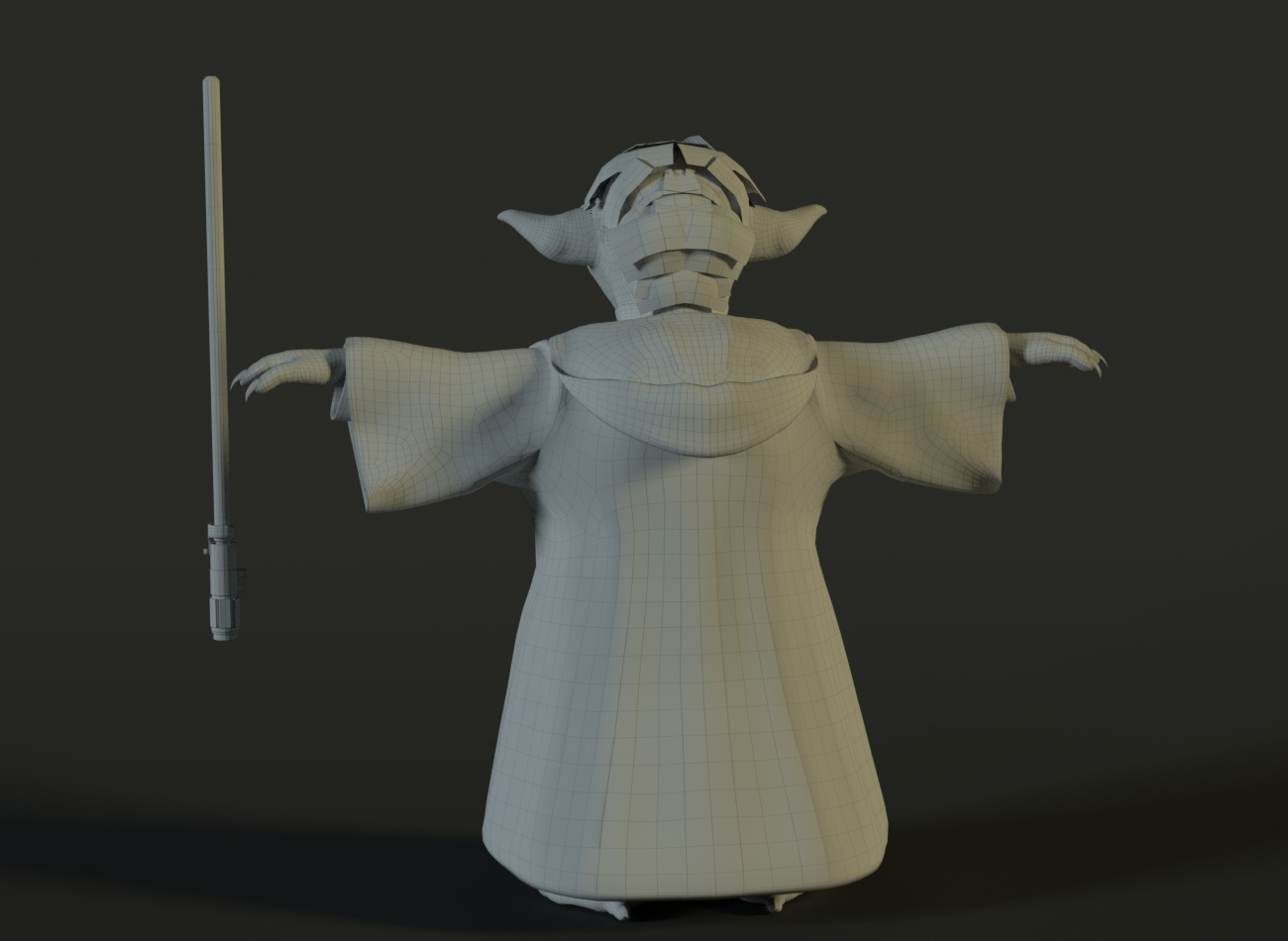 yoda 3d model