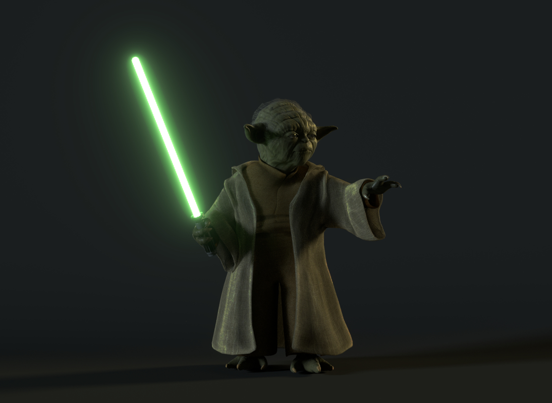 yoda 3d model