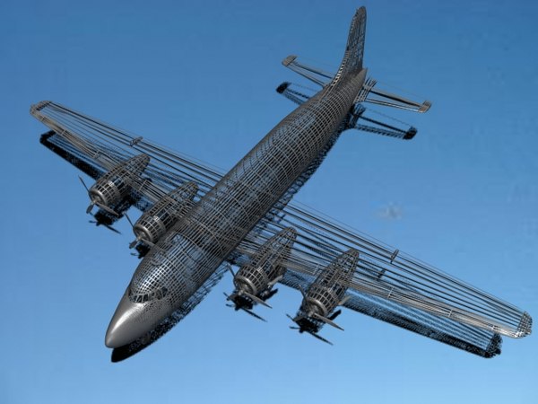 dc-4 propellers gear 3d model
