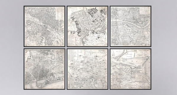 3d restoration hardware vintage aerial model