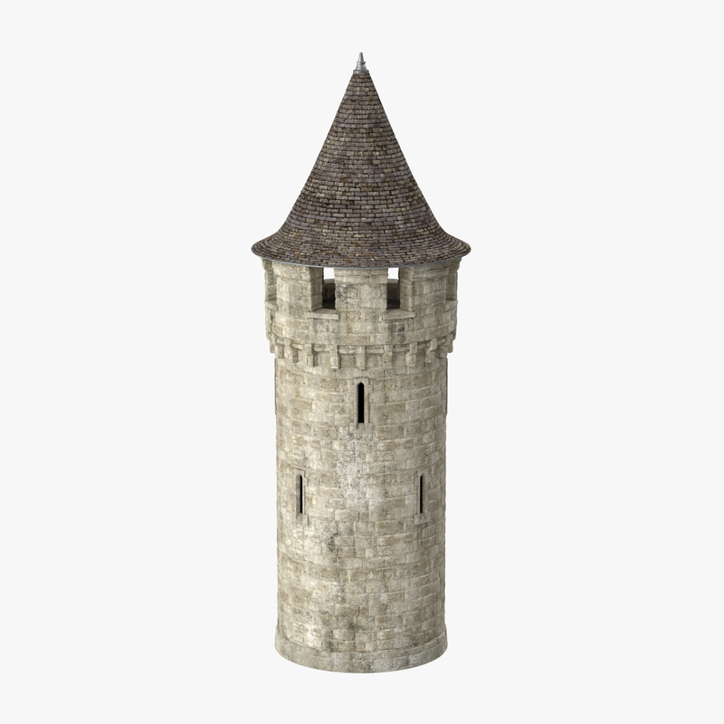 castle set 3d model