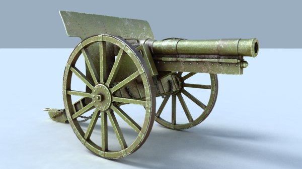 3d model cannon