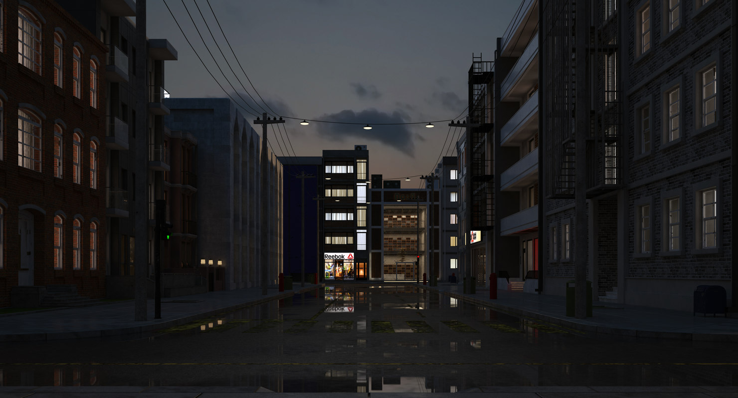 street hdr 3d max