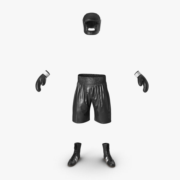 3d model of training boxing helmet