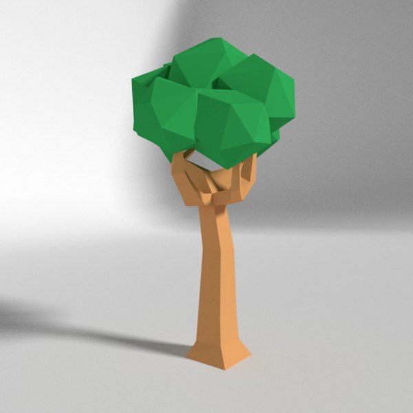 trees nature forest 3d obj
