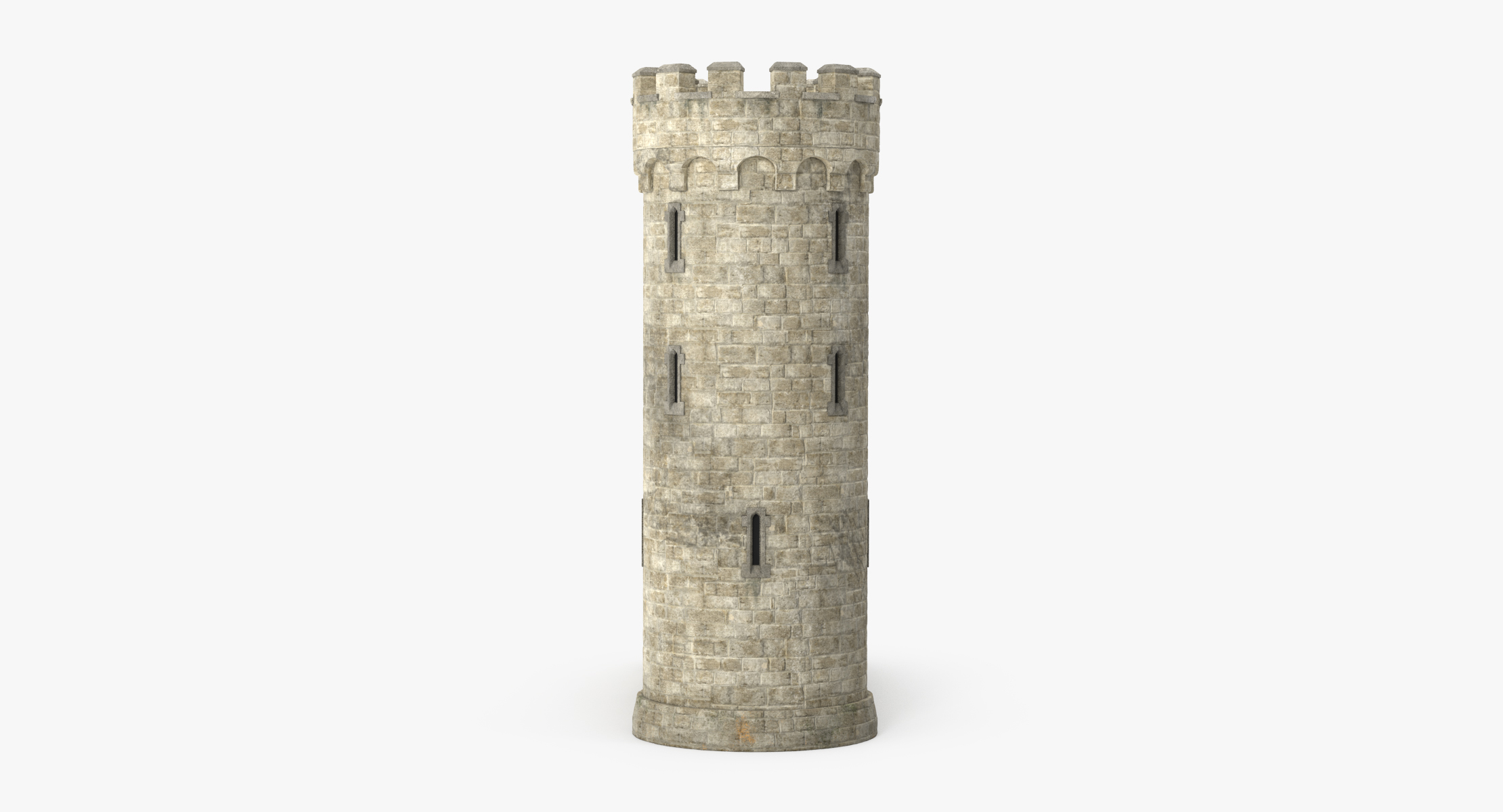 3d model castle gatehouses