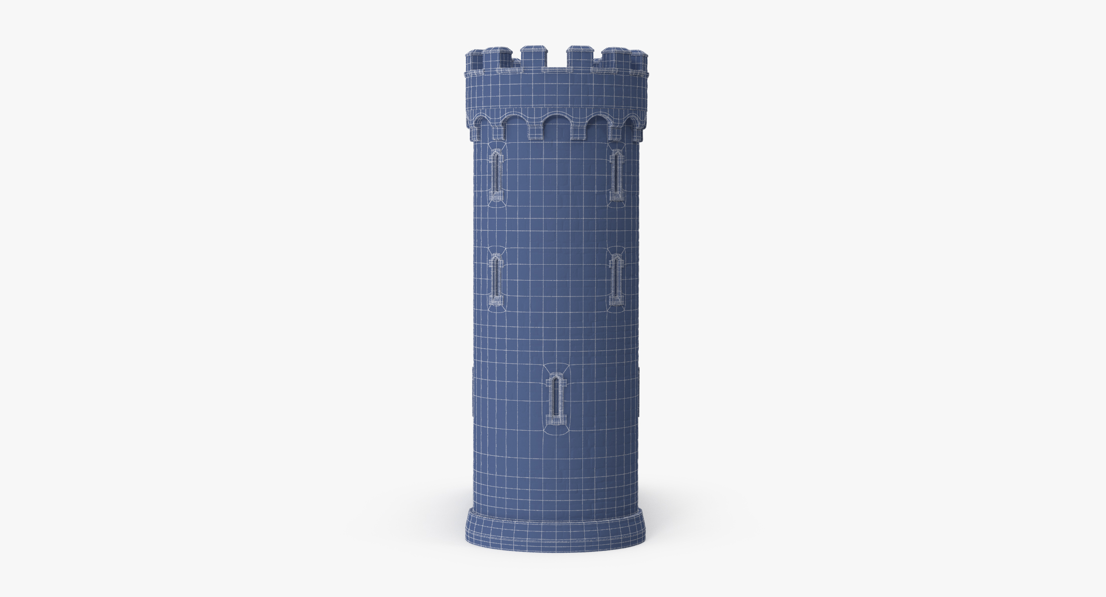 3d model castle gatehouses