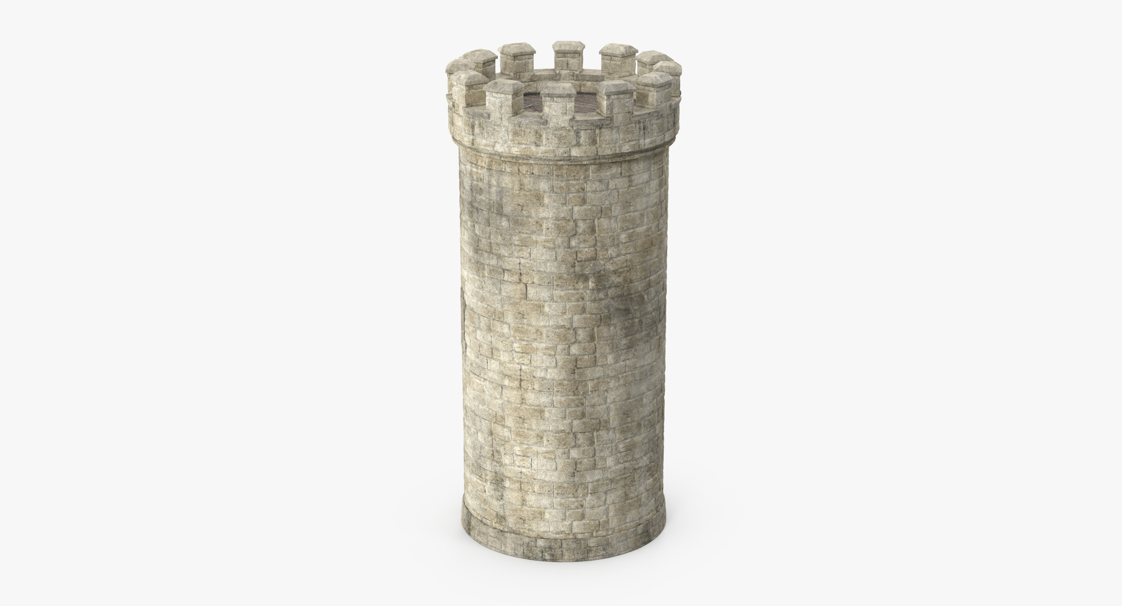 square turrets 3d model