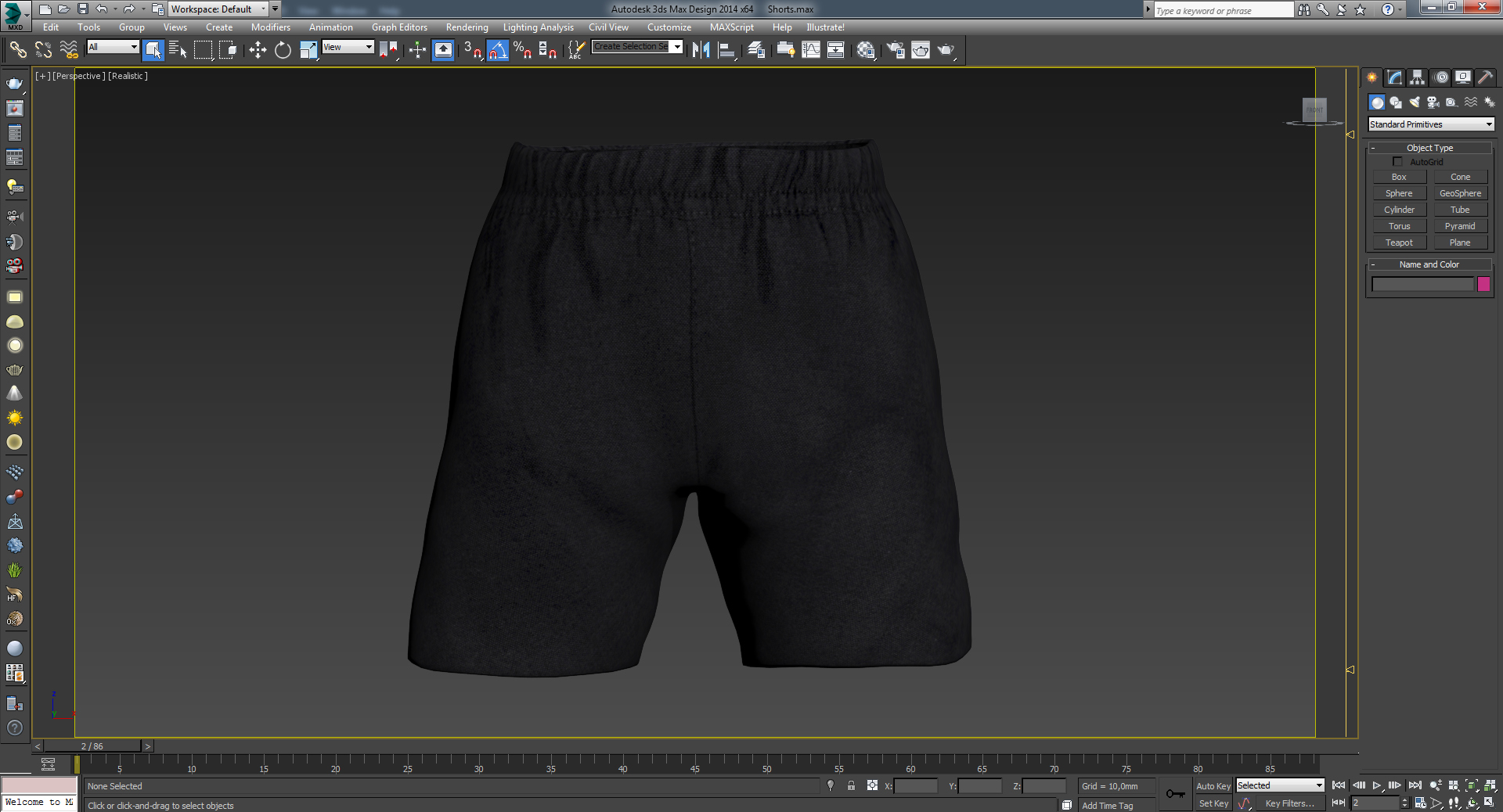 3d shorts male