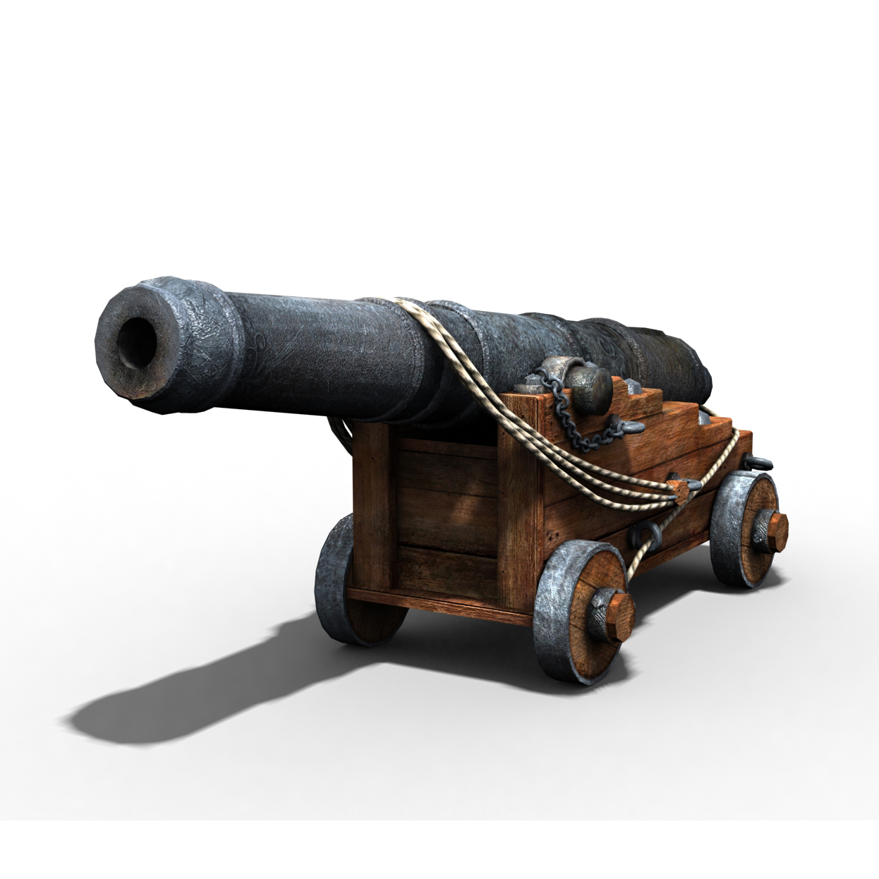 3d pirate cannon