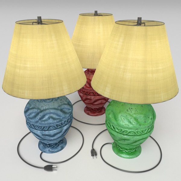 3d model blender cycles lamp light