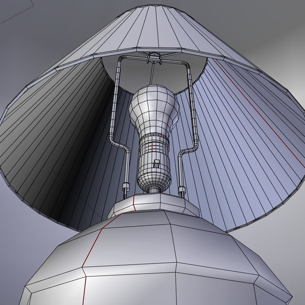 3d model blender cycles lamp light