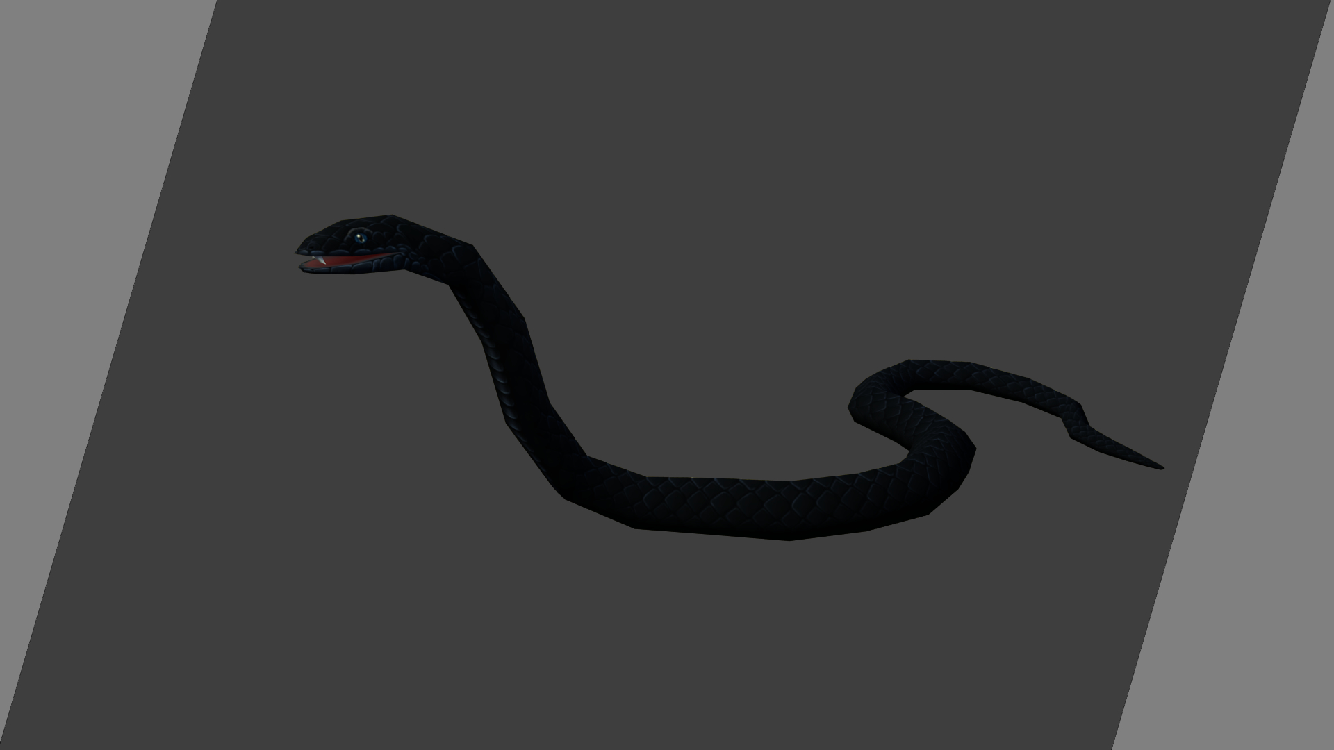 3d model snakes pack animations