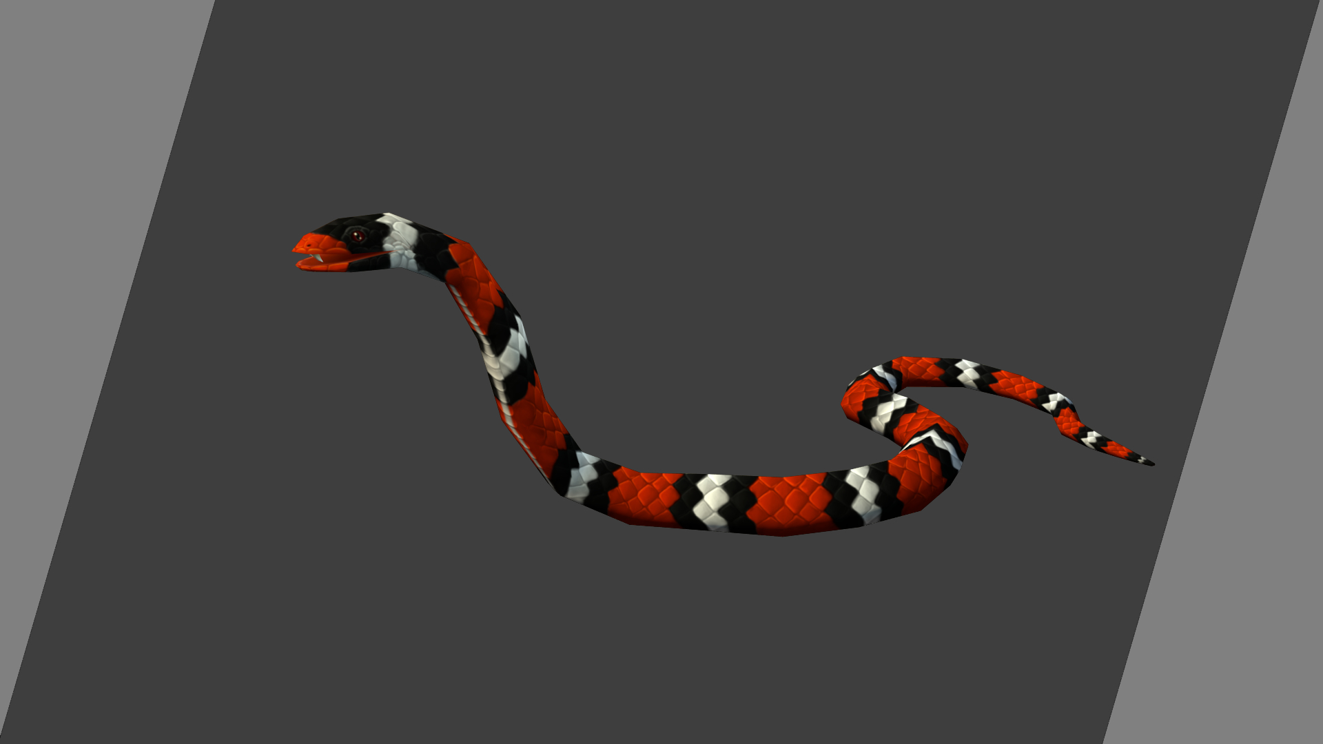 3d model snakes pack animations