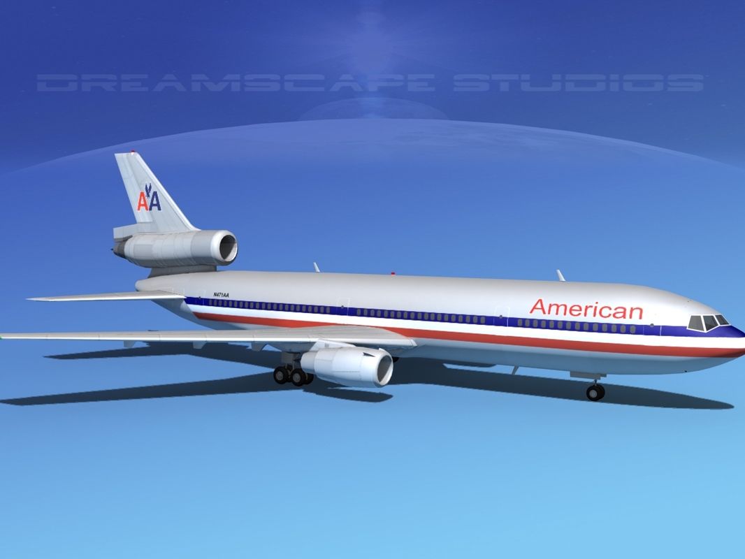 3d douglas dc-10