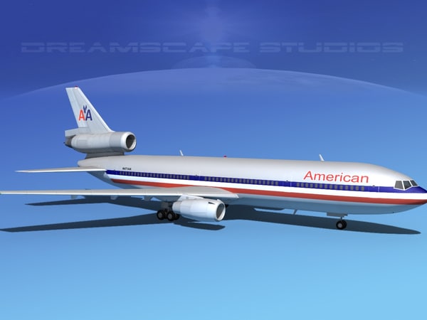 3d douglas dc-10