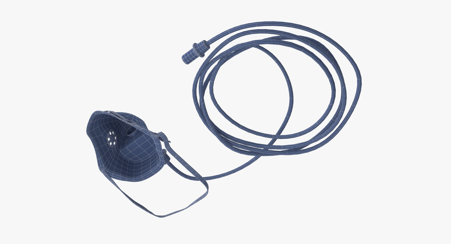 3d model oxygen mask