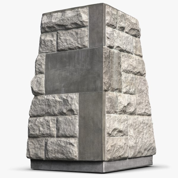 monument stand 3d max
