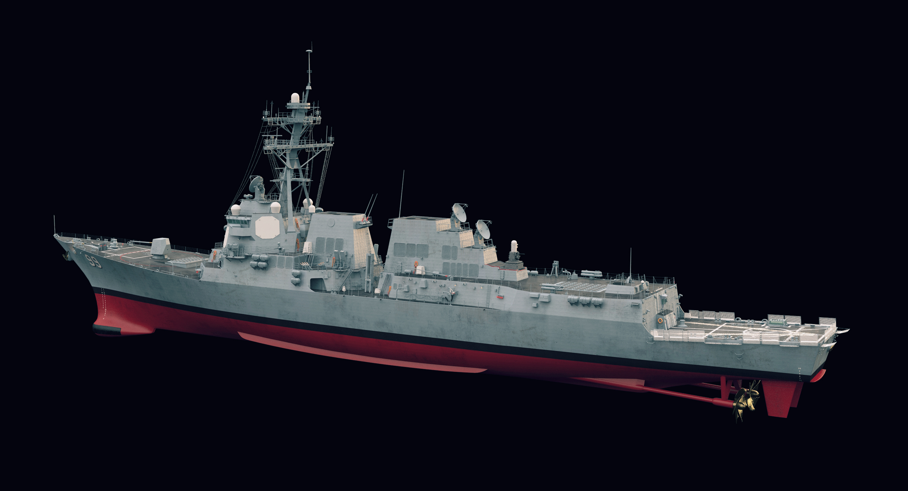 3d 2 uss farragut model