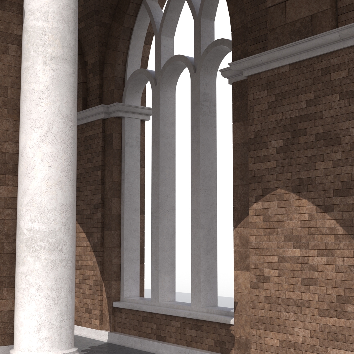 3d groin vault greco roman model