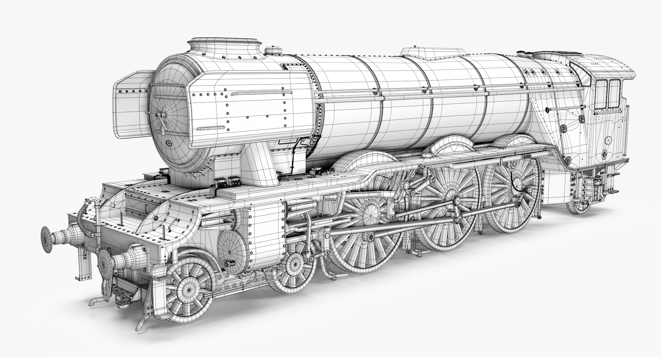 rig flying scotsman 3d lw