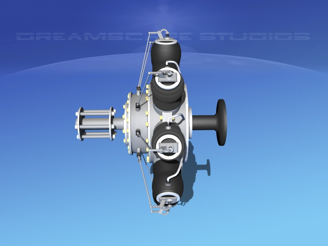 3d gnome monosaupape rotary engine