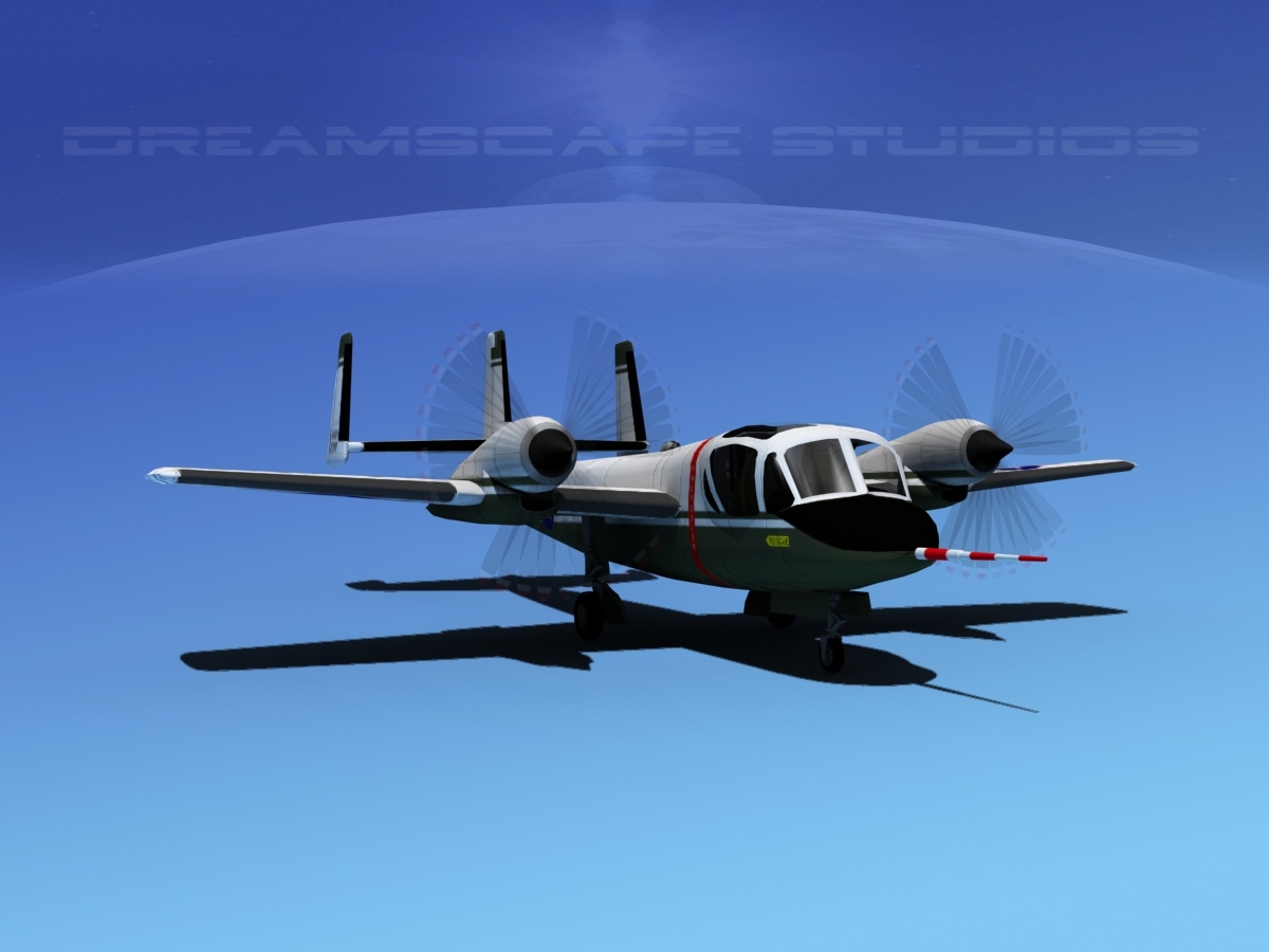 ov-1d mohawk grumman recon 3d model