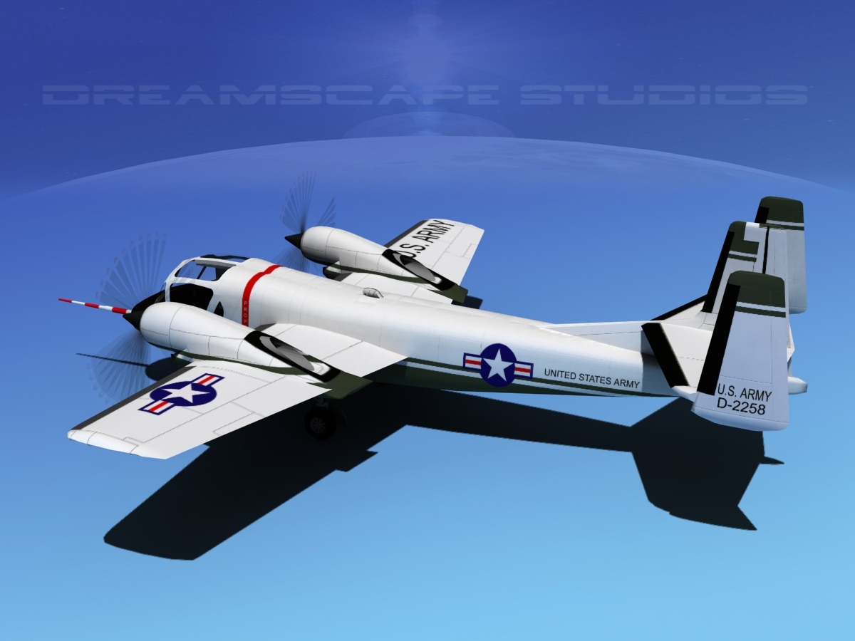 ov-1d mohawk grumman recon 3d model
