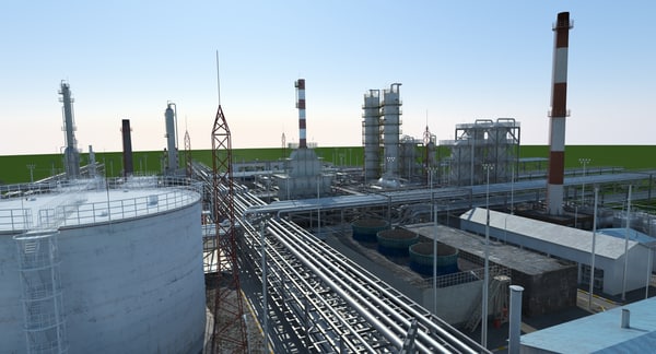 3d model refinery