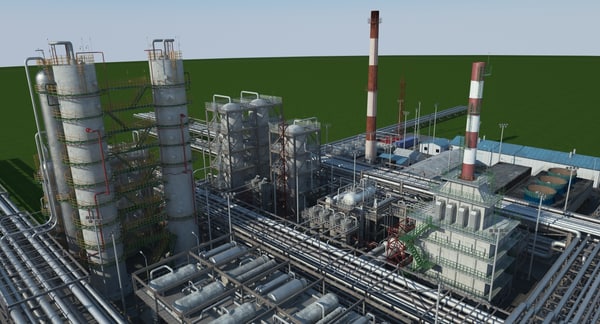 3d model refinery